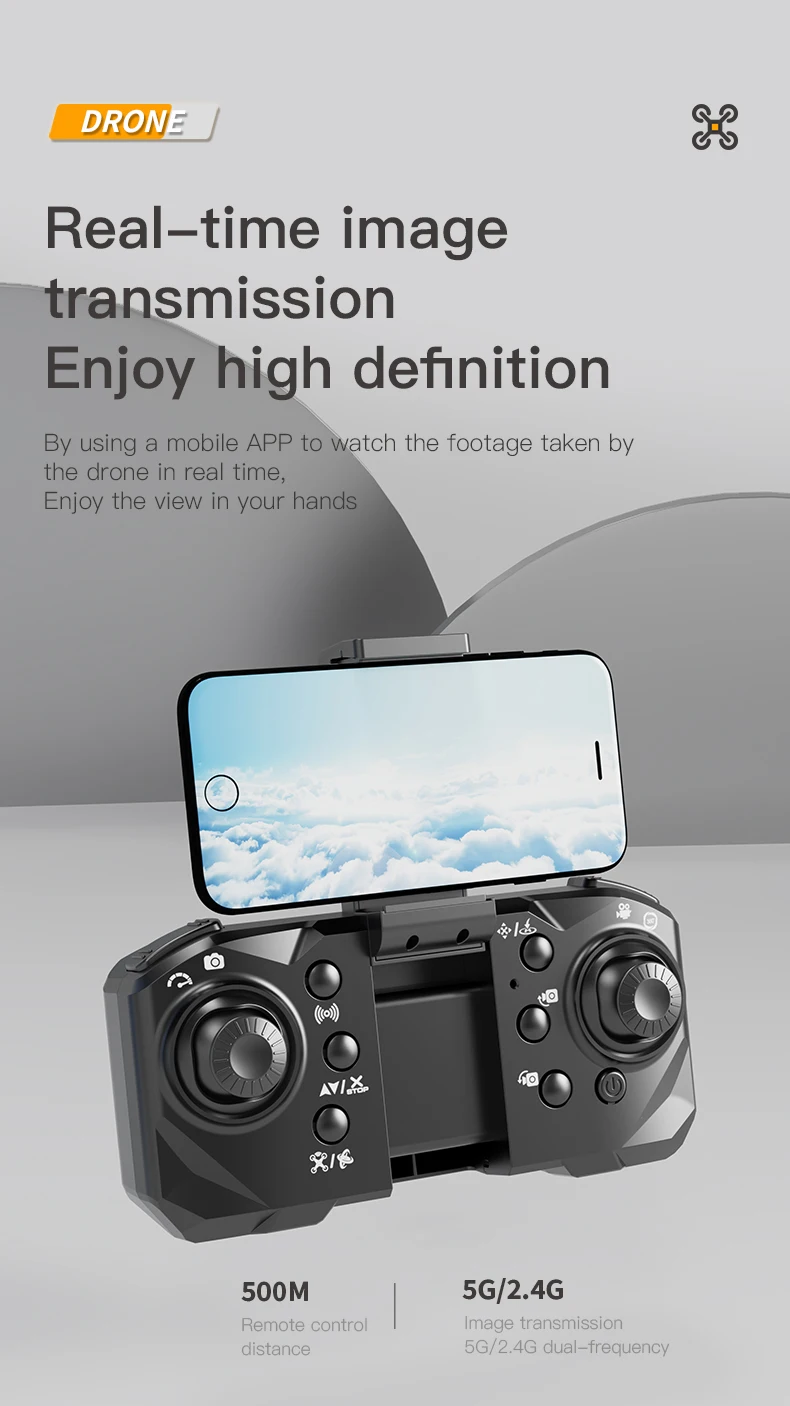 P15 GPS Drone with Dual 4K/8K Cameras - Obstacle Avoidance