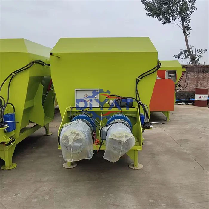 Horizontal Farm Cow Cattle Feed Tmr Feed Mixing Machine Cattle Breeding ...