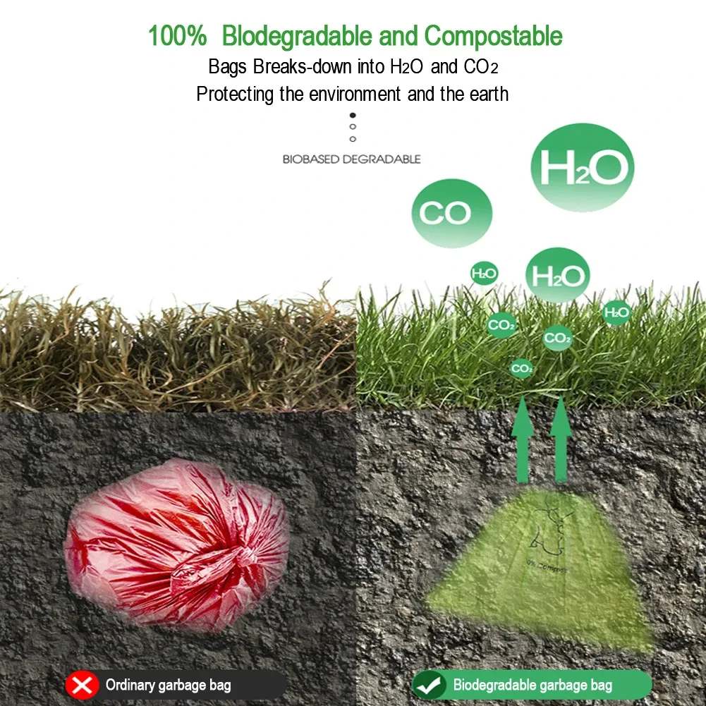 Customised Dog Logo Poop Bags Green Earth Friendly Biodegradable Poop ...