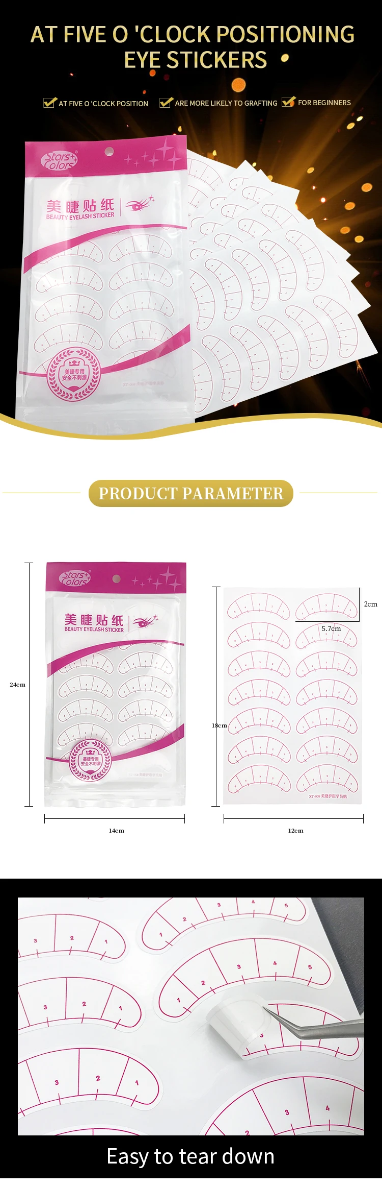 Lash Mapping Sticker Pad Lash Extension Map Eyelash Extension Mapping ...