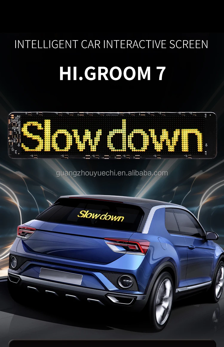 Jdm Flexible Portable Scrolling Advertising Led Sign Rgb App Control ...