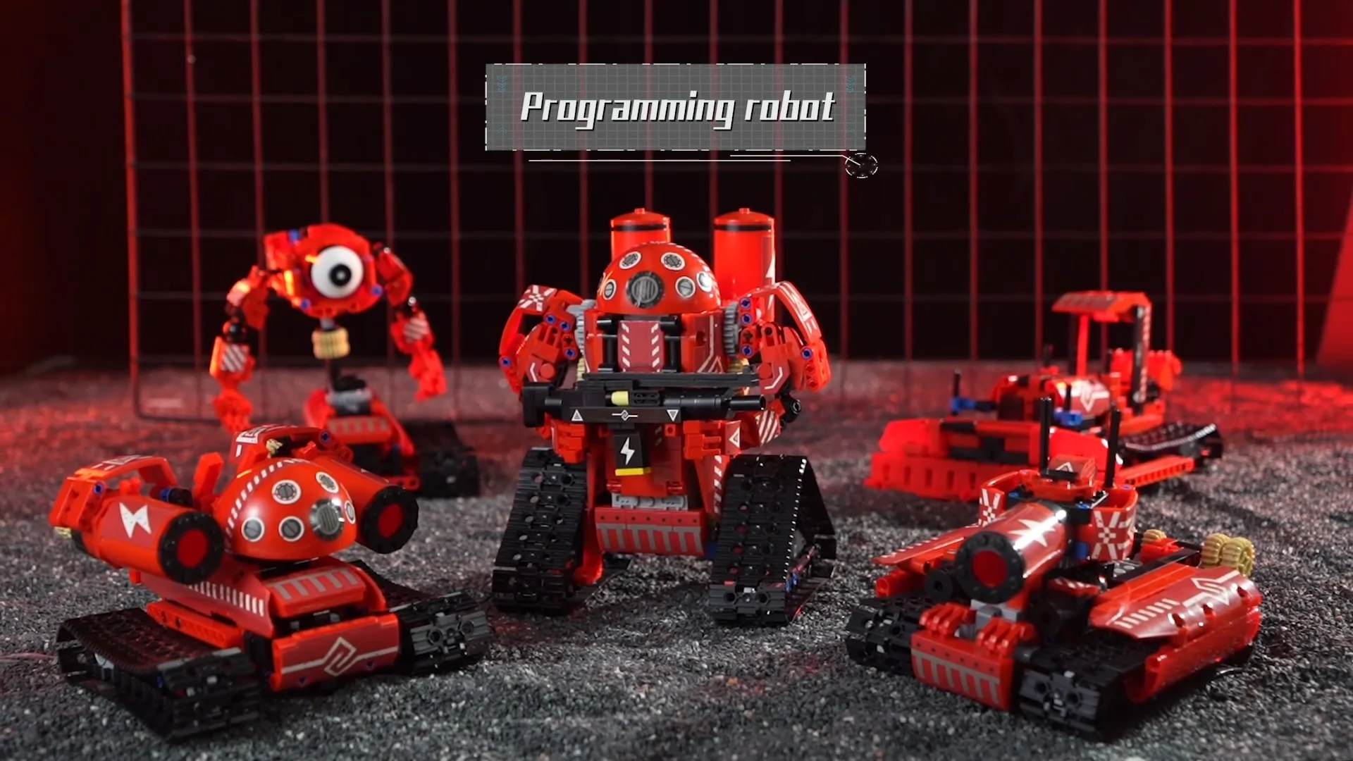 Robot Model Toy 5 In 1 Toys Robot Building Blocks Car Set Electronic ...