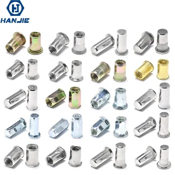 Csk Flat Reduced Head Hex Stainless Steel Blind Rivet Nuts With Open ...