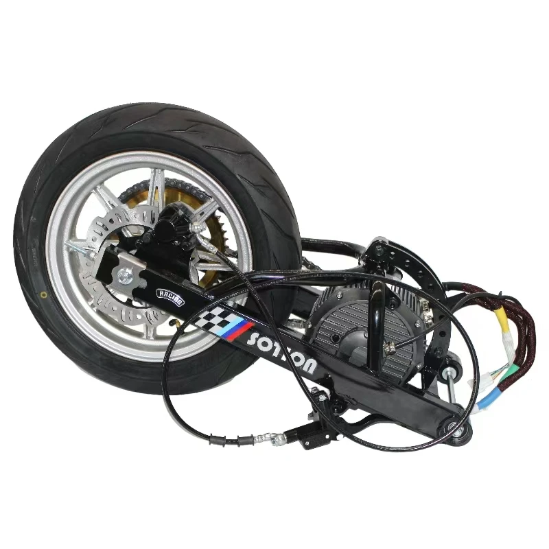 SOTION Aluminum Wheel Chain Street Version Kits 13KW Motor Swing Arm