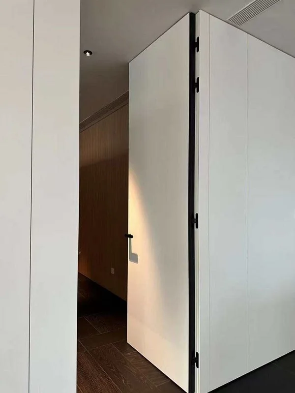 Soundproof Invisible Wood Doors With Hidden Hinges & Magnetic Lock ...