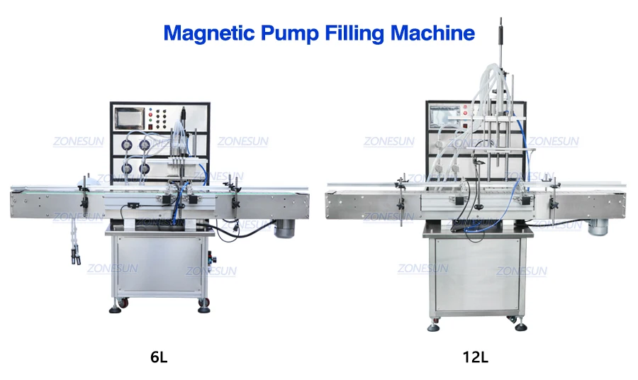 ZONESUN Magnetic Pump Bottled Water Automatic Packing