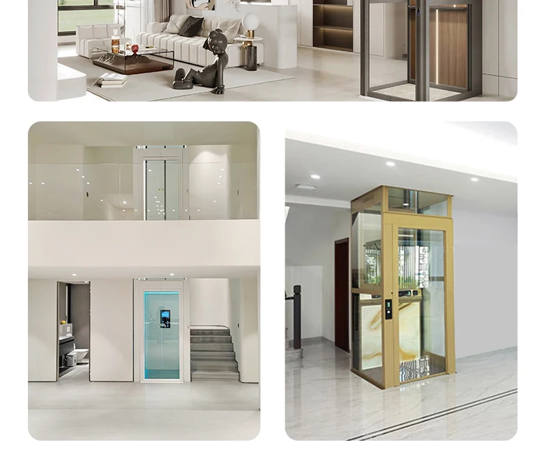 Home Elevator Hydraulic Traction - Small Indoor Duplex Villa Loft Elevator
