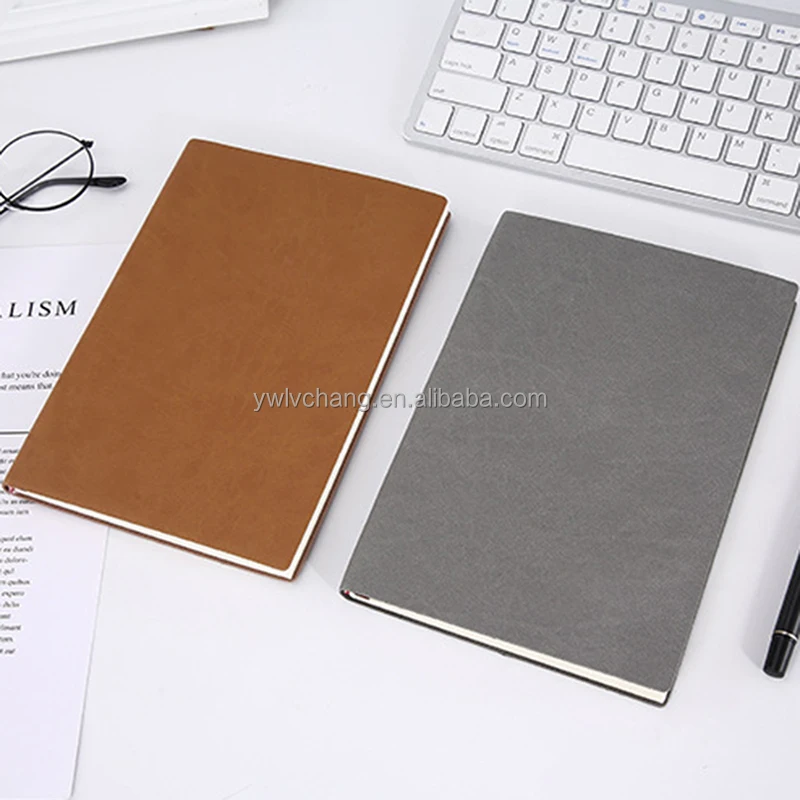 Soft Cover PU Notebook Customized Business A6 Note Book for Business ...