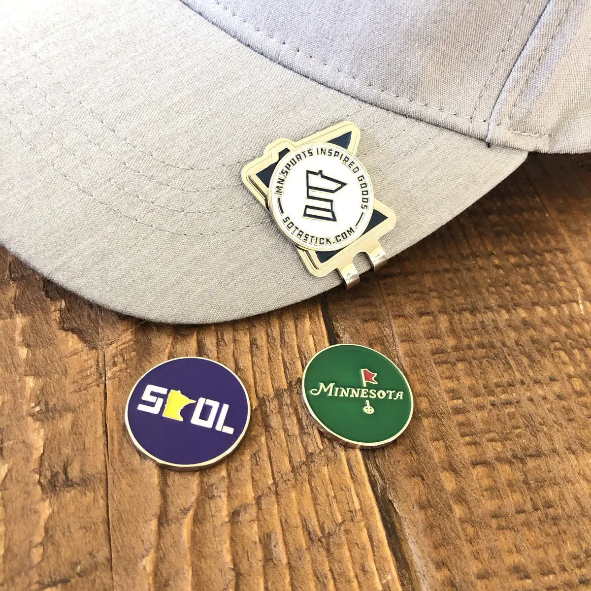 Pinzcity Golf Ball Marker Hat Clips - High Quality Metal