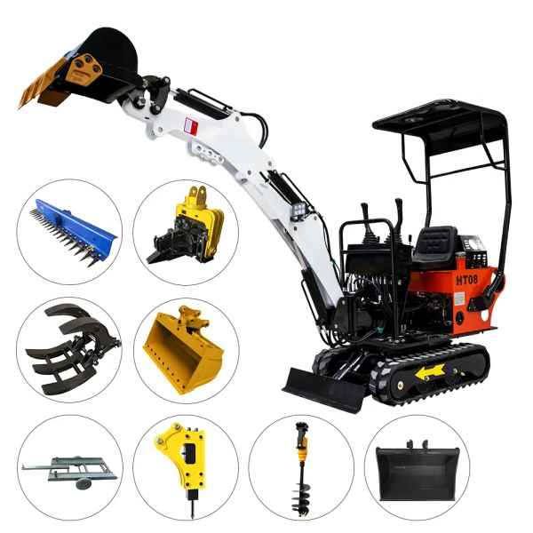 HIGHTOP Mini Diggers - Efficient and Versatile Attachments
