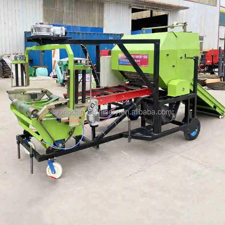 200kg Double Wrapper Silage Press Machine - High Productivity