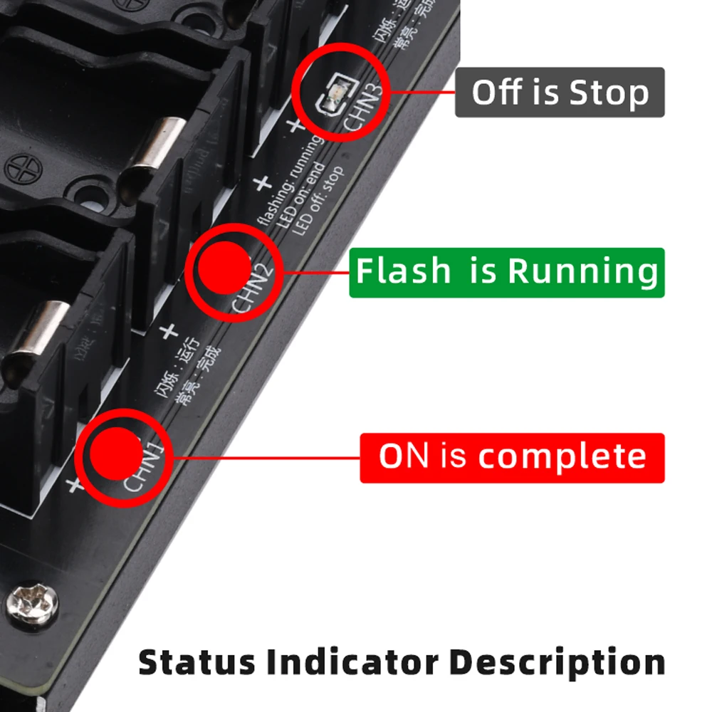 8 Channel 18650 Battery Capacity IR Tester - Automatic Charging