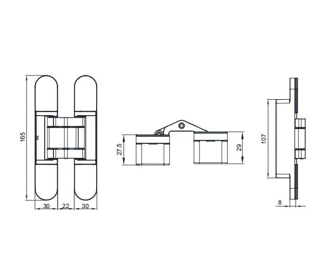 AKADA Developed Germany Technology 180 Degree 80kg Economical 3d 3 Way ...
