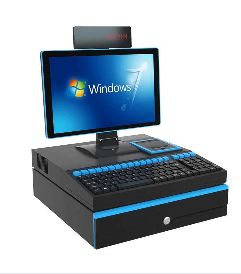 Cheap Pos Scanner Printer Cash Drawer Full Pos Set For Retailler - Buy ...