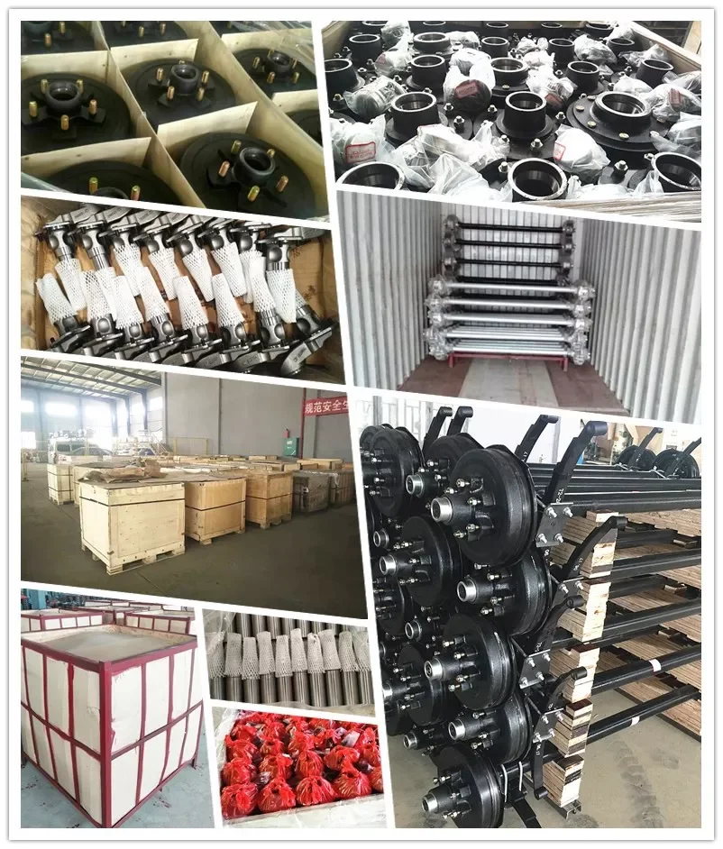 4x100 Trailer Stub Axle - Unbraked Hub for Agricultural Use