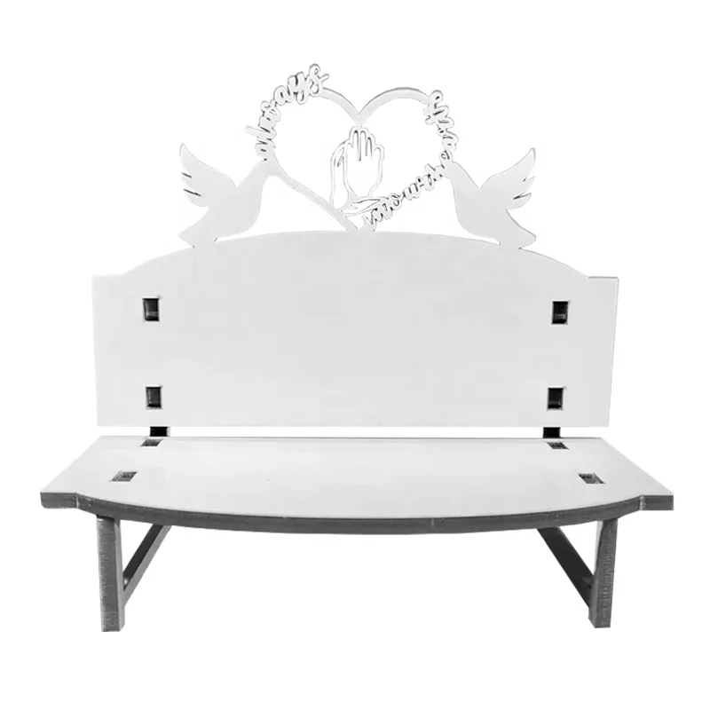 Promotional DIY Customized Logo Desktop Memorial Miss You Bench ...
