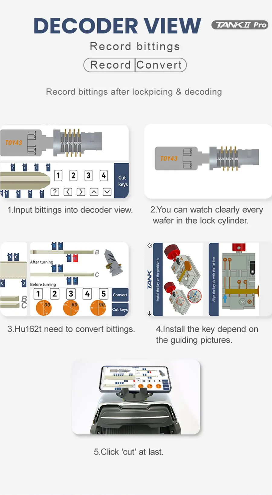 2024 2M2 TANK 2 Pro Key Programming Machine - Add House Keys