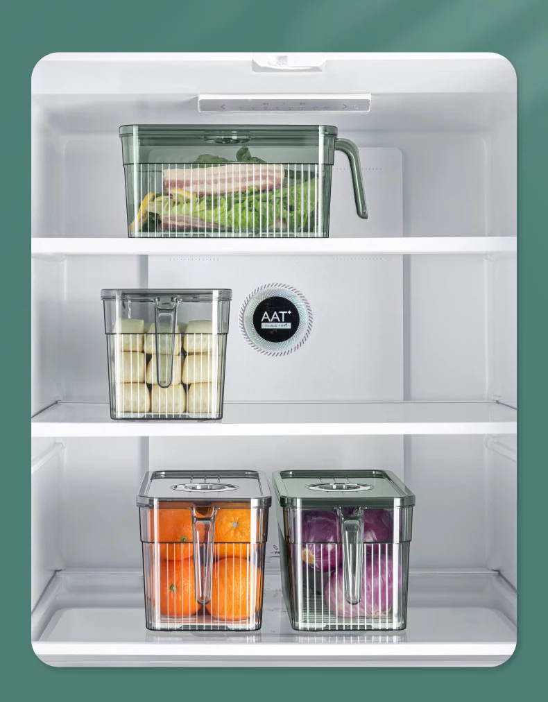 Kitchen Household Rectangle Fridge Organizers Pantry Refrigerator ...