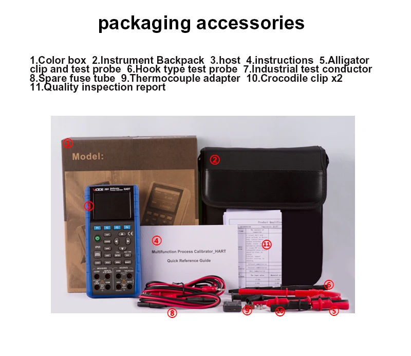 Victor 26 Multifunction Process Calibrator Signal Generator Accuracy Of ...