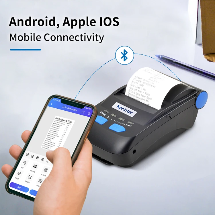 Xprinter Impresora Portatil Small Portable Mini Handheld Printer Xp-p300 58mm Thermal Receipt ...