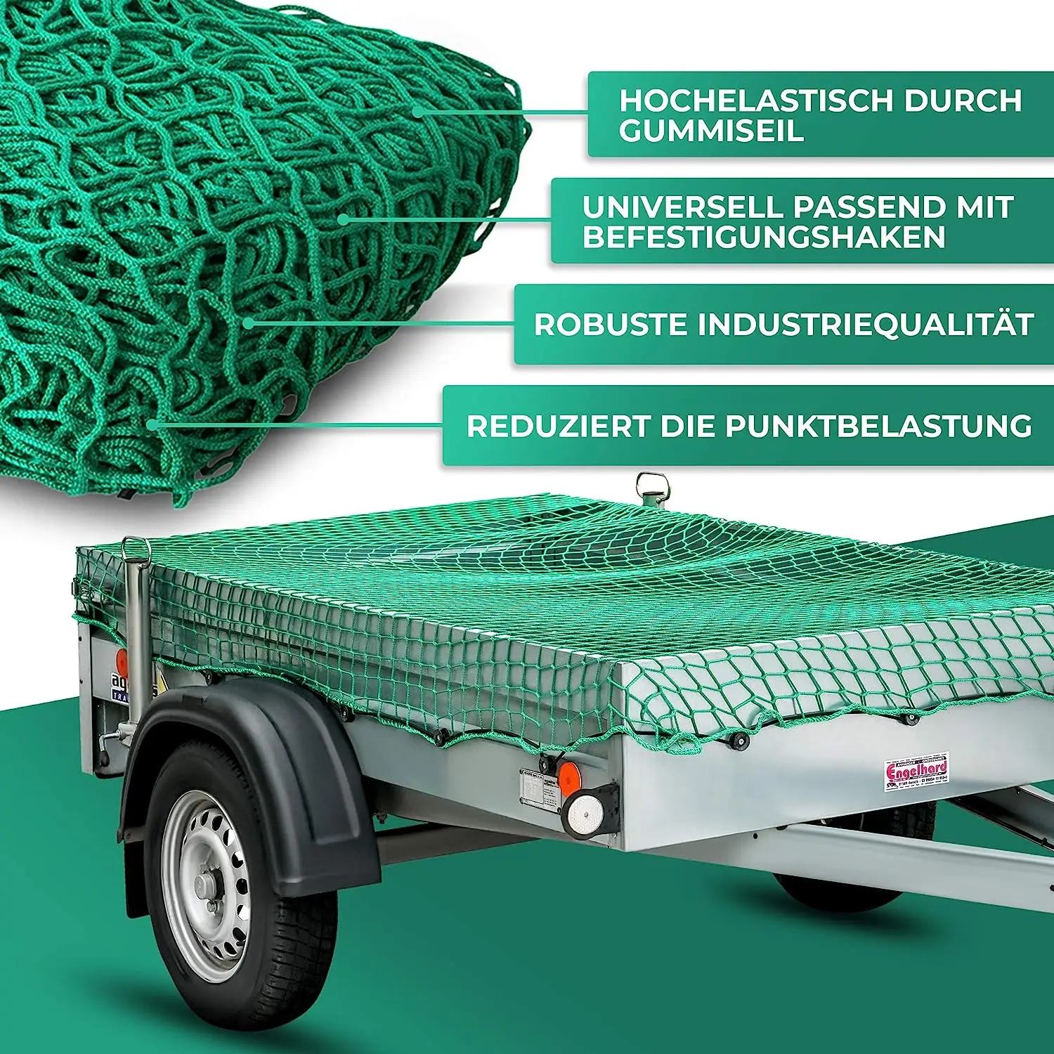 Elastic Knotless Mesh Heavy Duty With Hooks Bed Climbing Cover Trailer ...