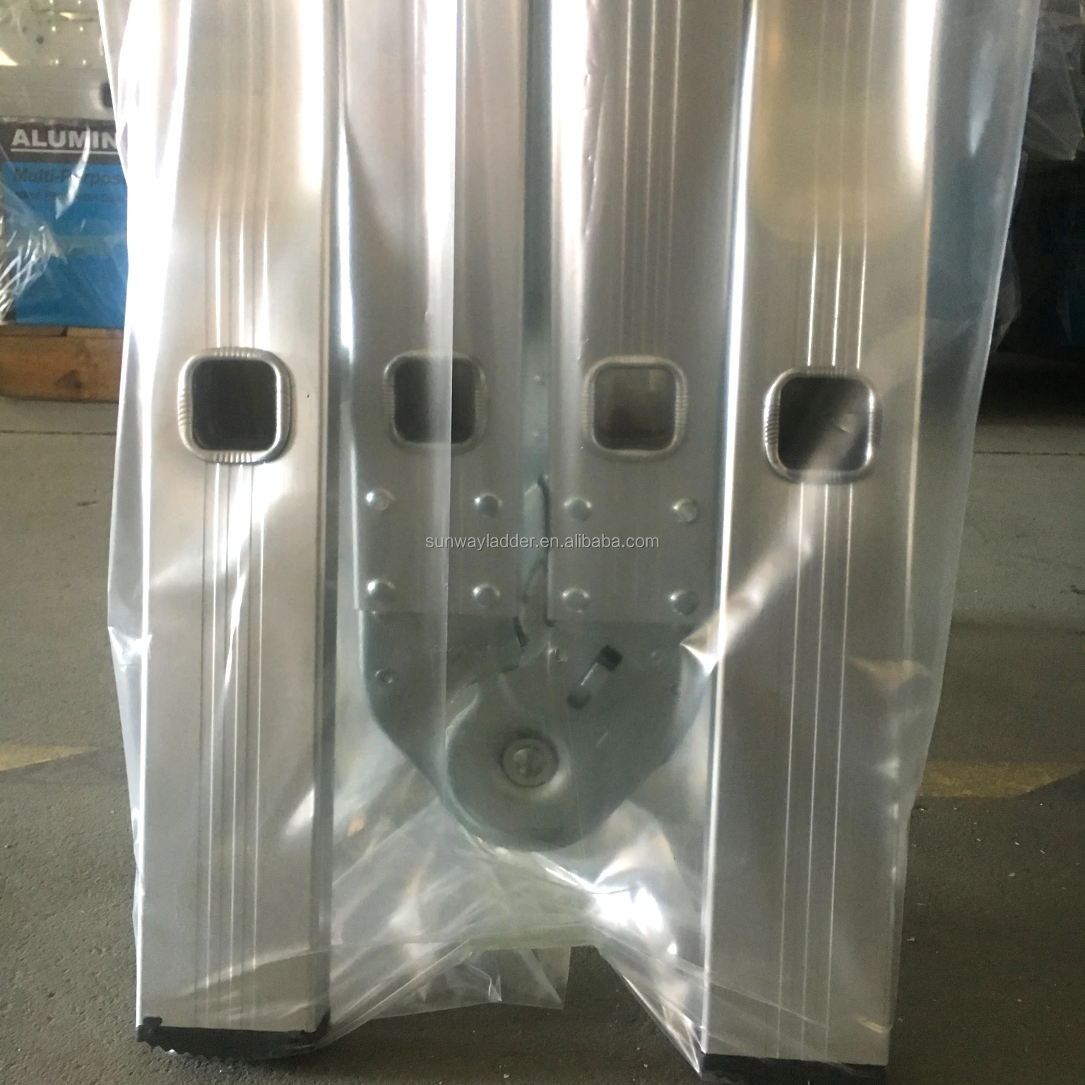 Sunway Aluminium Folding Ladder Of Small Hinge 4x2 Multi-purpose Ladder ...