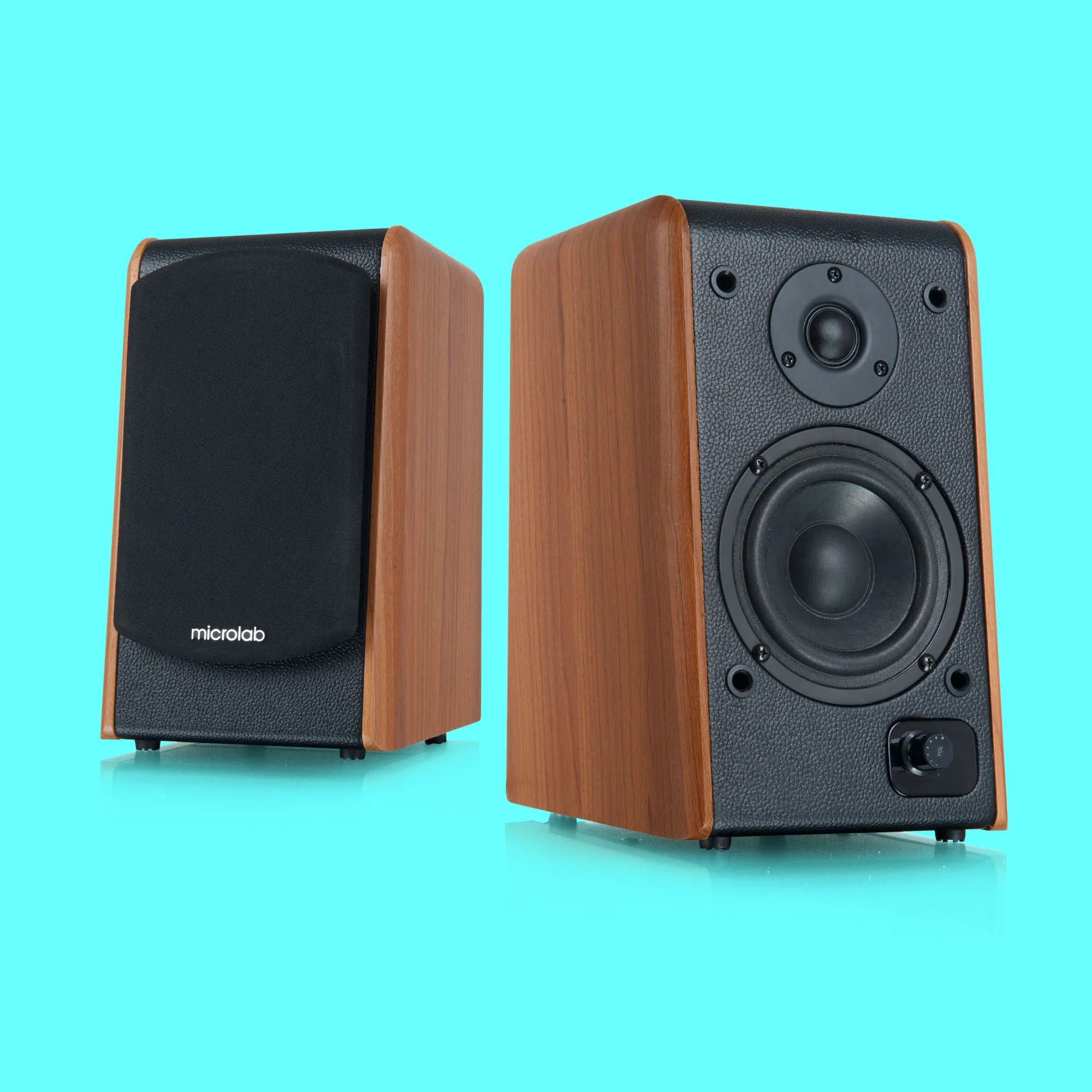 Microlab Stereo Bookshelf Speaker B77BT with Bluetooth
