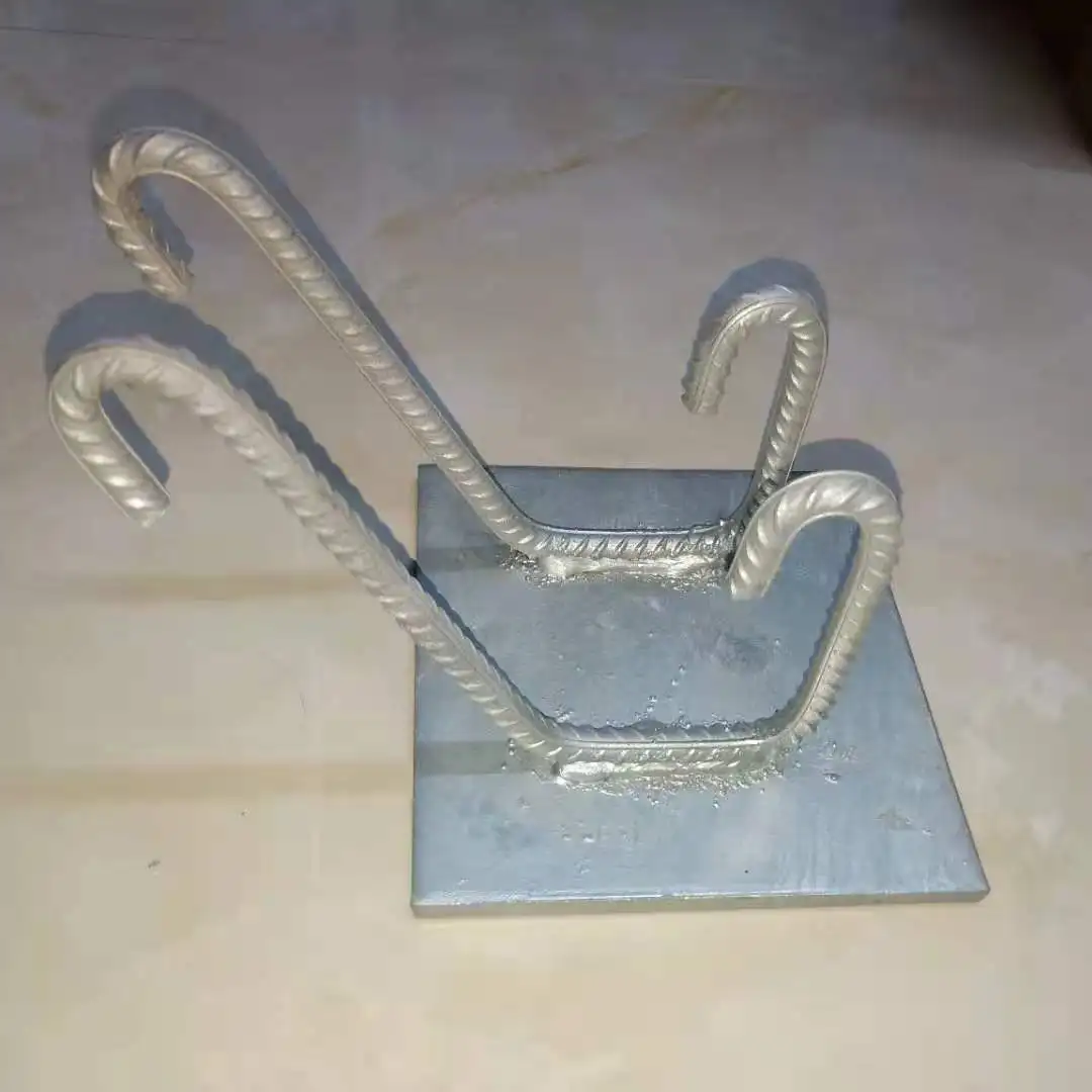 Hot Dip Galvanizing Steel Plate Foundation Welding Embedded Parts For ...