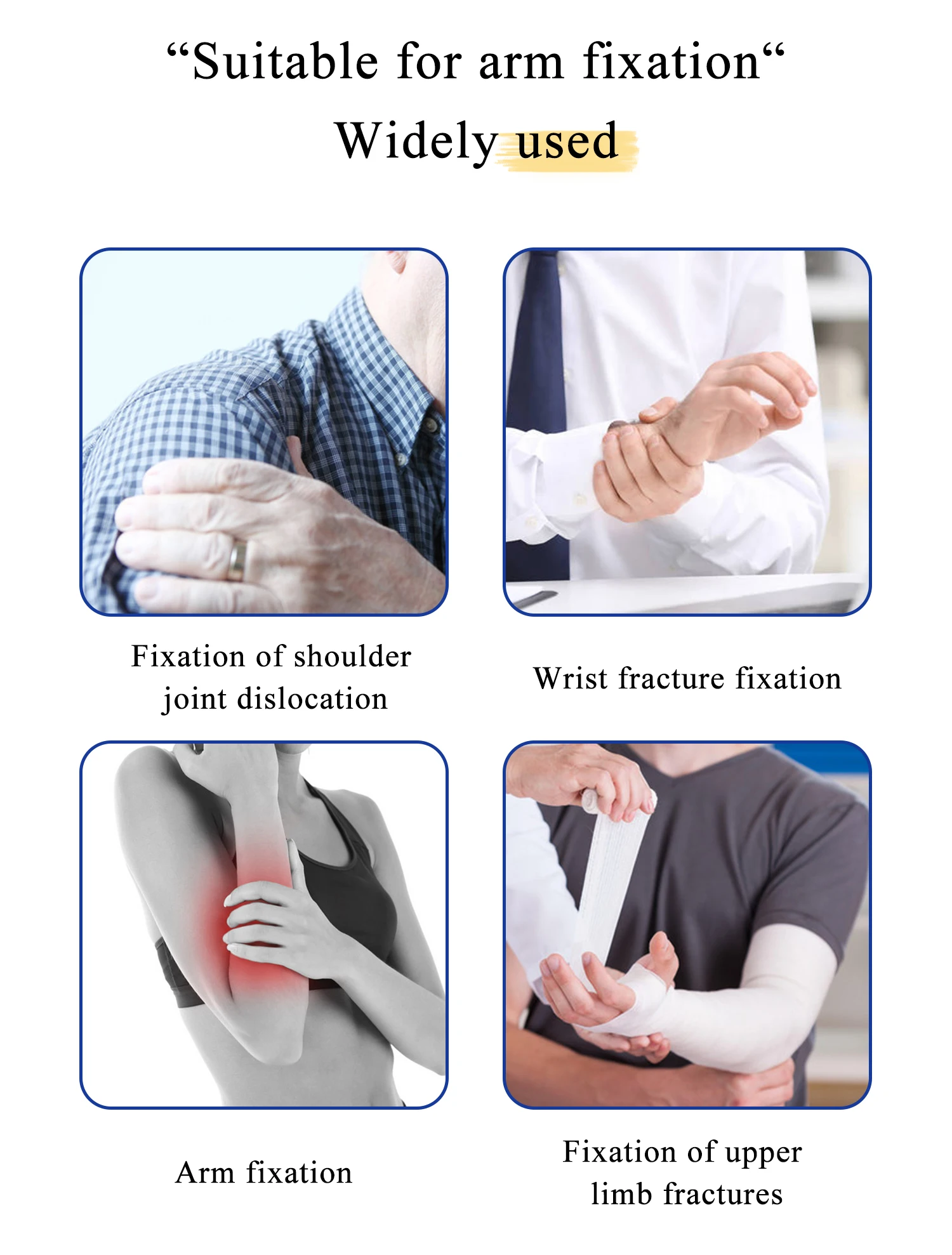 Forearm And Arm Injuries And Fractures Are Treated With Breathable ...