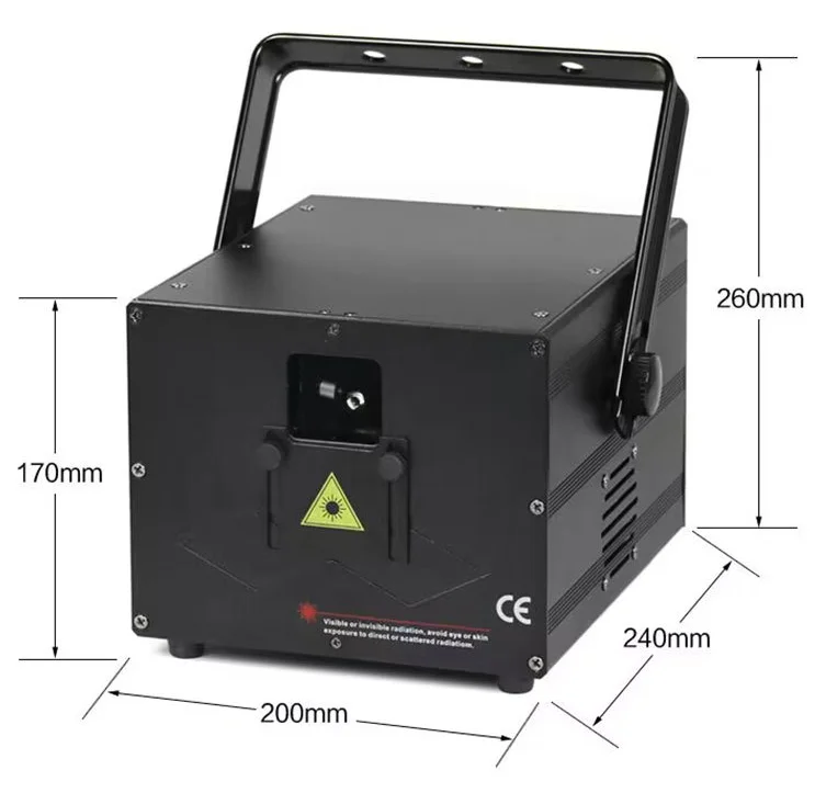 3d Laser Projector Party Disco Stage Full Color Lazer Light DMX512 3W ...