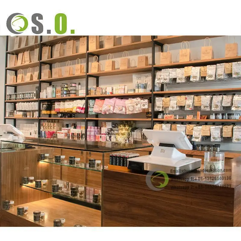 Cigar Shop Furniture Store Wooden Cigar Display Counter Smoke Shop ...