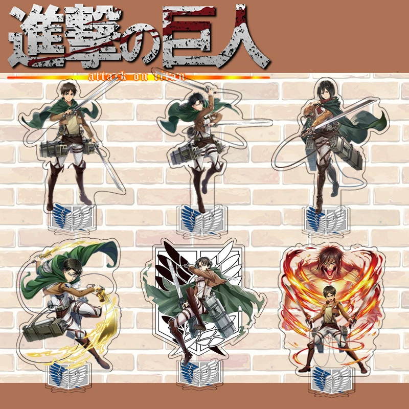 Wholesale Japanese Anime Standee Attack On Titan Plastic Acrylic ...