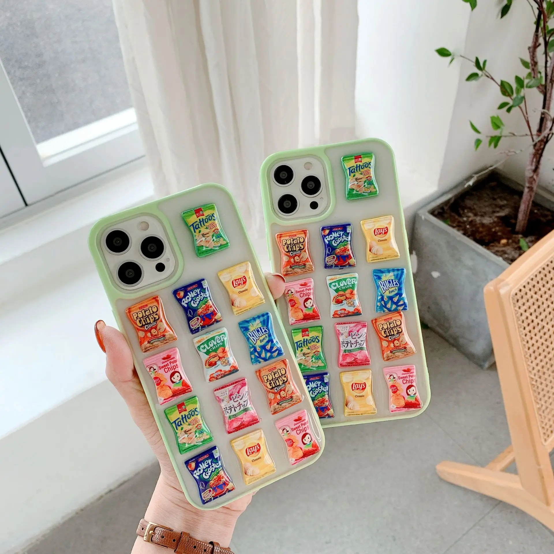 Hot Sale 3d Embossed Potato Chips Design Phone Case For Iphone 13 ...