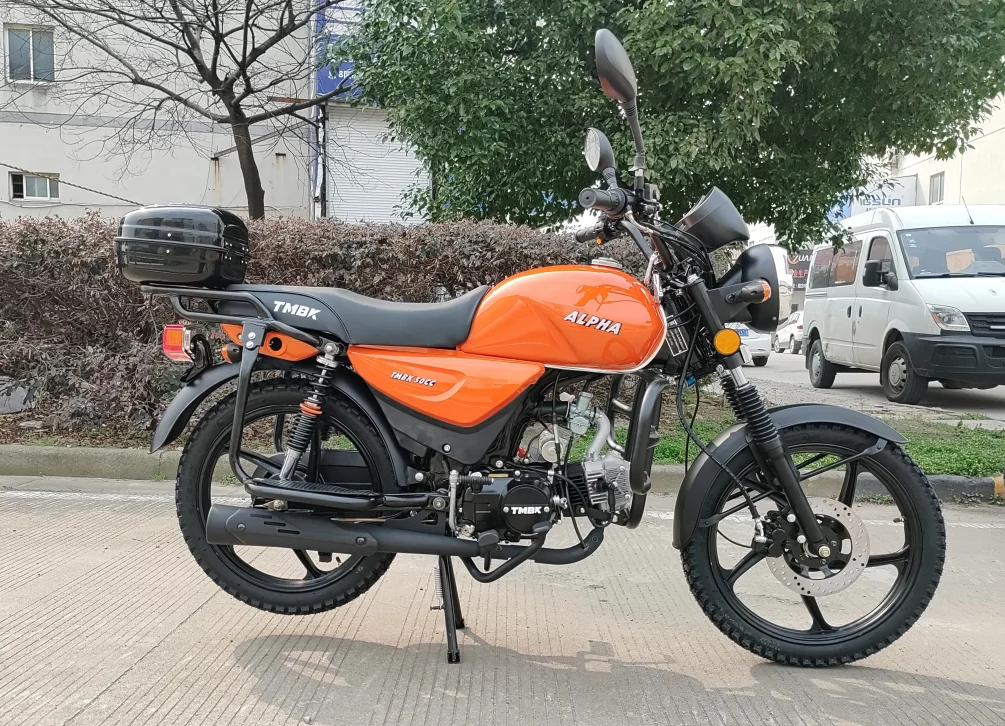LED Headlight Street Legal OTTC 50cc Motorcycles Alpha Chopper ...