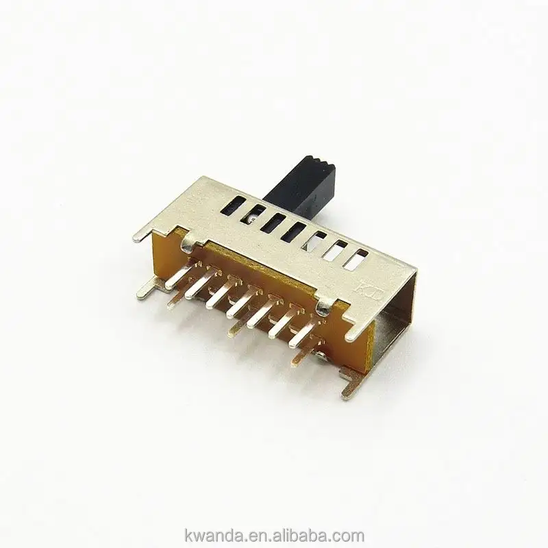 7 Position 14 Pin Slide Switch 2p7t 26.5x8.2x14.7 Mm 0.3a 50v Dc ...