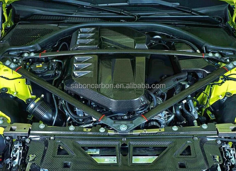 G80 M3 Carbon Fiber Engine Strut Brace Balance Bar Exterior Accessory ...