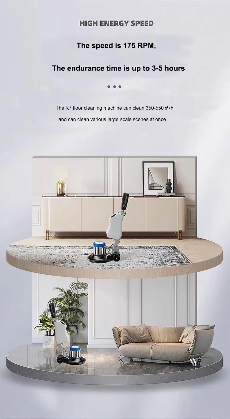 Professional Hotel Tile Washing Equipment - K7 Machine