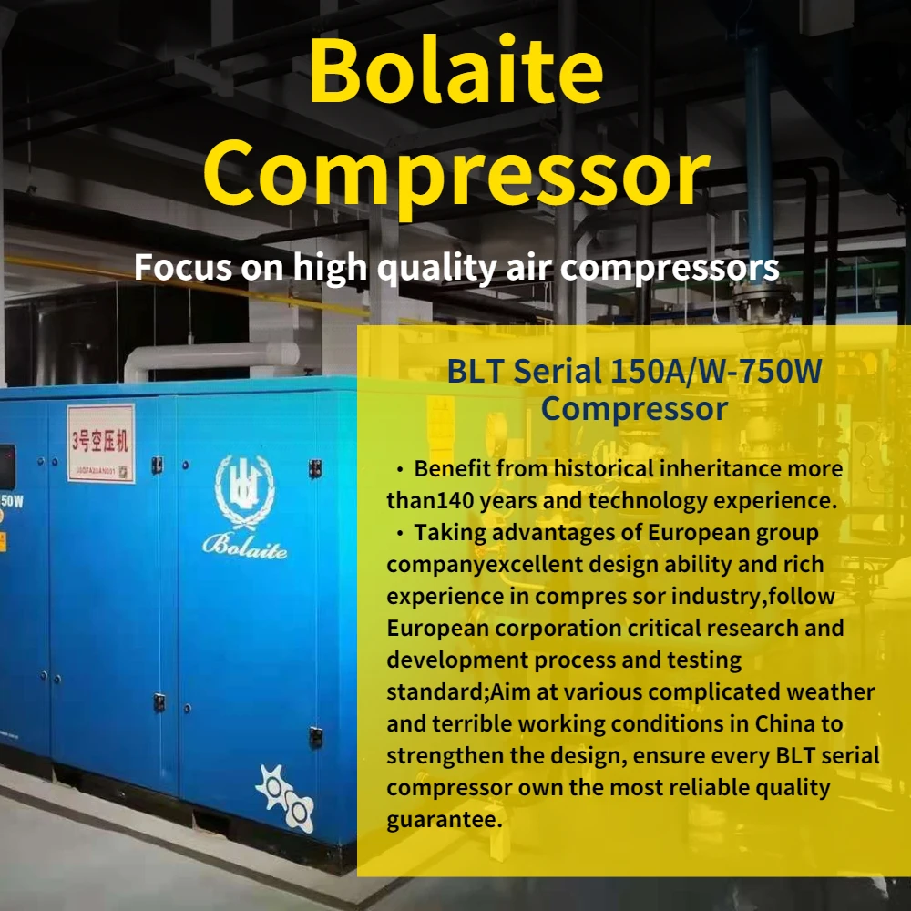 Atlascopco Group Bolaite Screw Air Compressor 4kw-90kw Electric Silent ...