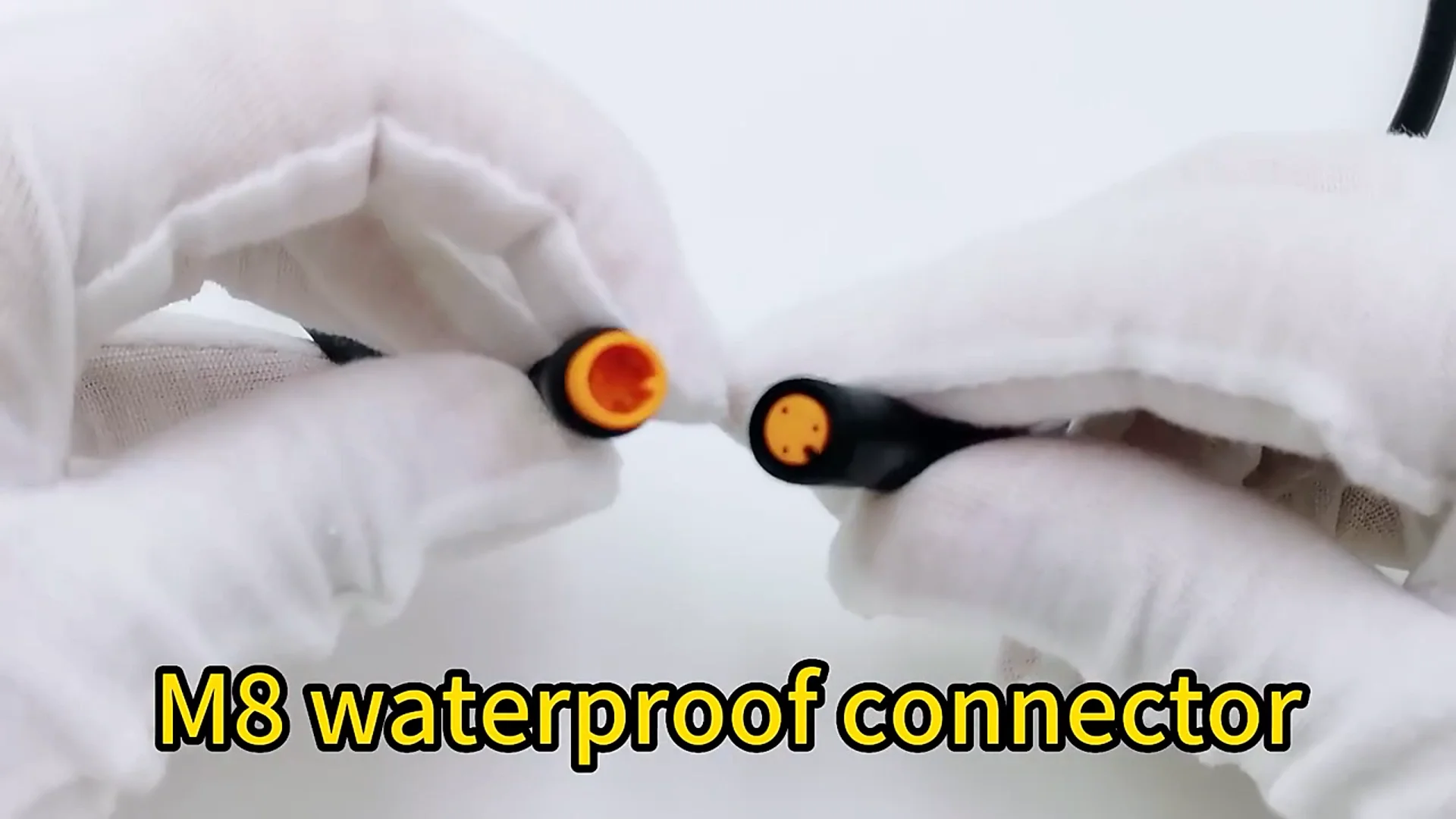 M8 Waterproof Connectors Plug 3 Pin Male/female Light/throttle/brake/display Electric Bike Parts ...