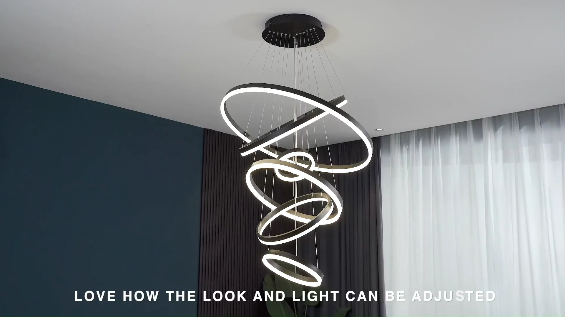 Modern Simple Led Chandeliers Pendant Lights Creative Dining Room ...