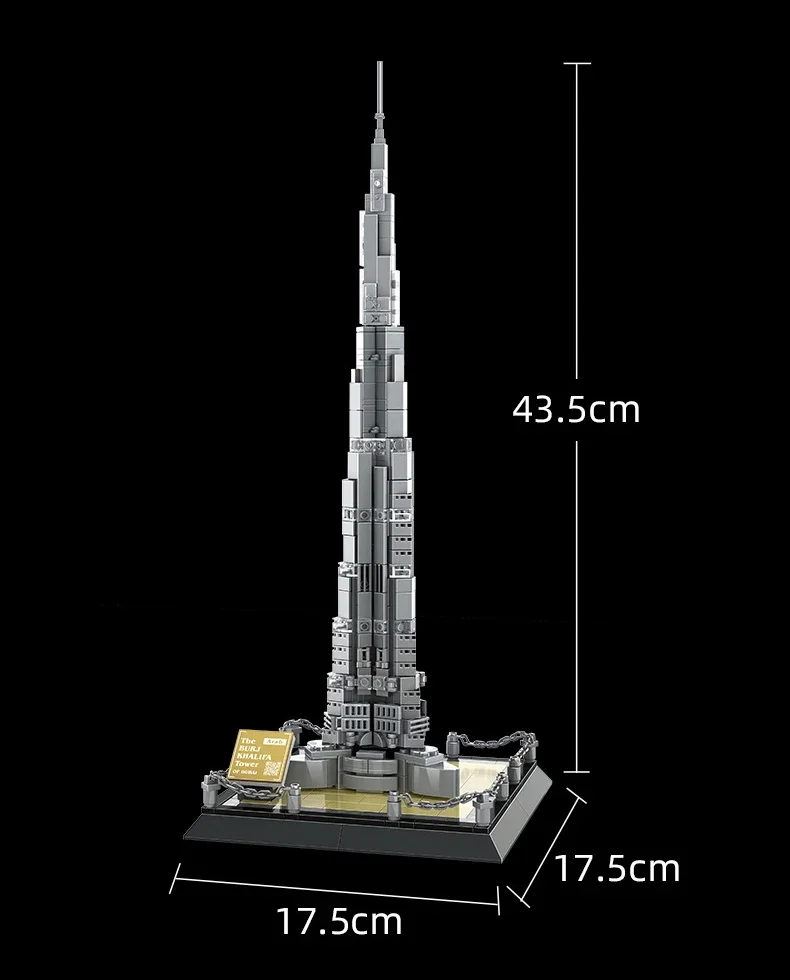 The Burj Khalifa Tower Of Dubai World Famous Architecture Bricks City ...