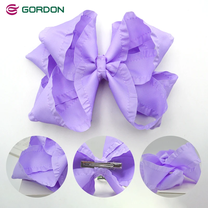 Gordon Ribbons Long Tail Hair Bow For Women Large Bow Hair Clips With ...