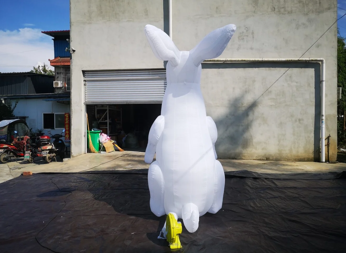 Customized Giant Inflatable Animal Inflatable White Realistic Cute ...