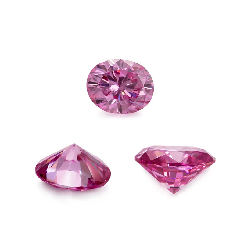 Aaa Gems Colored Pink Radiant Cut Loose Lab Created Fancy Fink Cvd ...