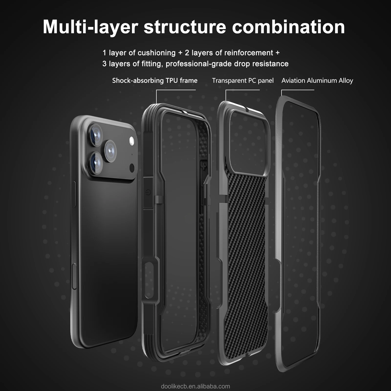 Premium Carbon Fiber Magnetic Case for iPhone 17 Pro Max 17 Air Drop ...