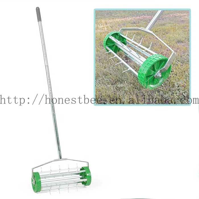 Hand Aerator - Efficient Lawn Scarifier with Adjustable Handle
