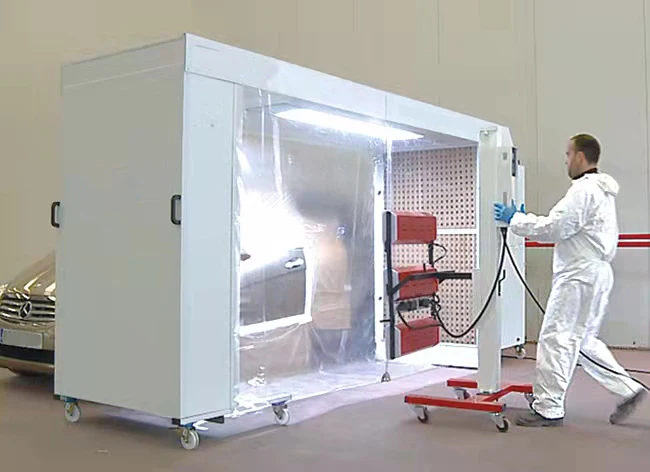 OEM Portable Mobile Spray Booth with ISO Approval - Customizable Size ...