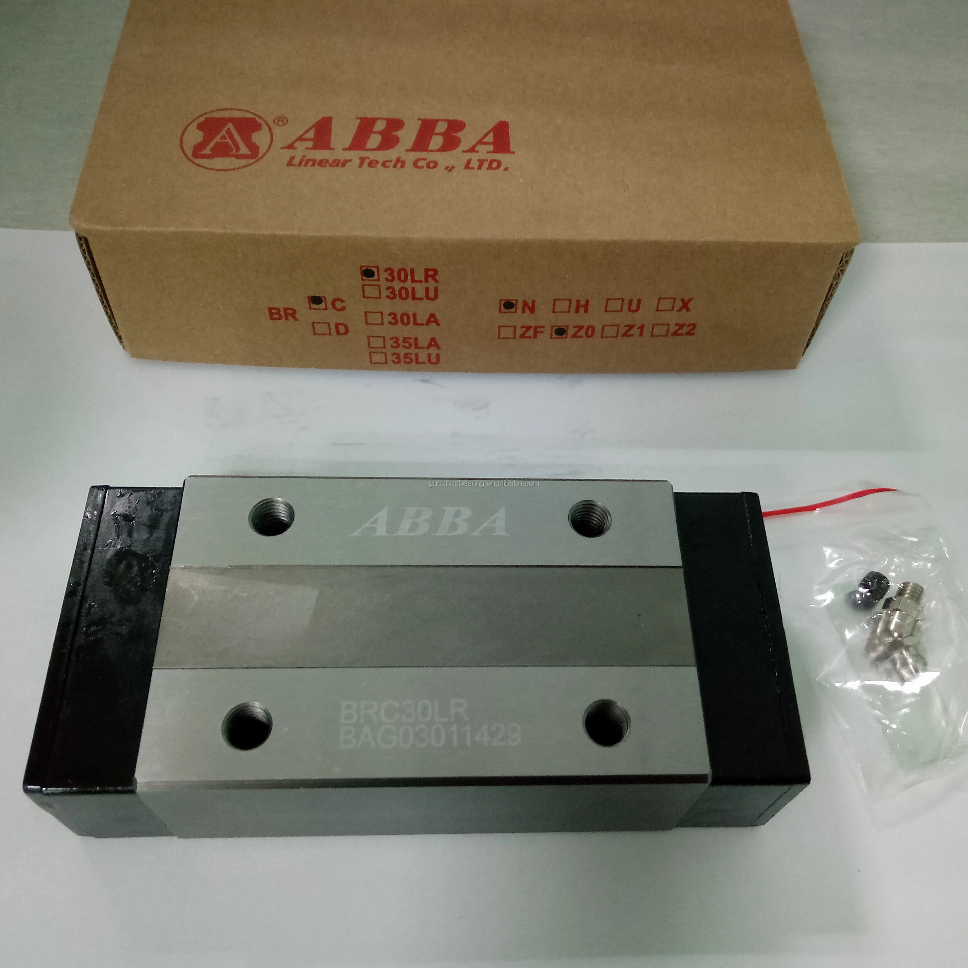 Original Abba Linear Guideway Linear Guide Bearing Linear Guide Carriage Brc30lr Brd30lr - Buy ...