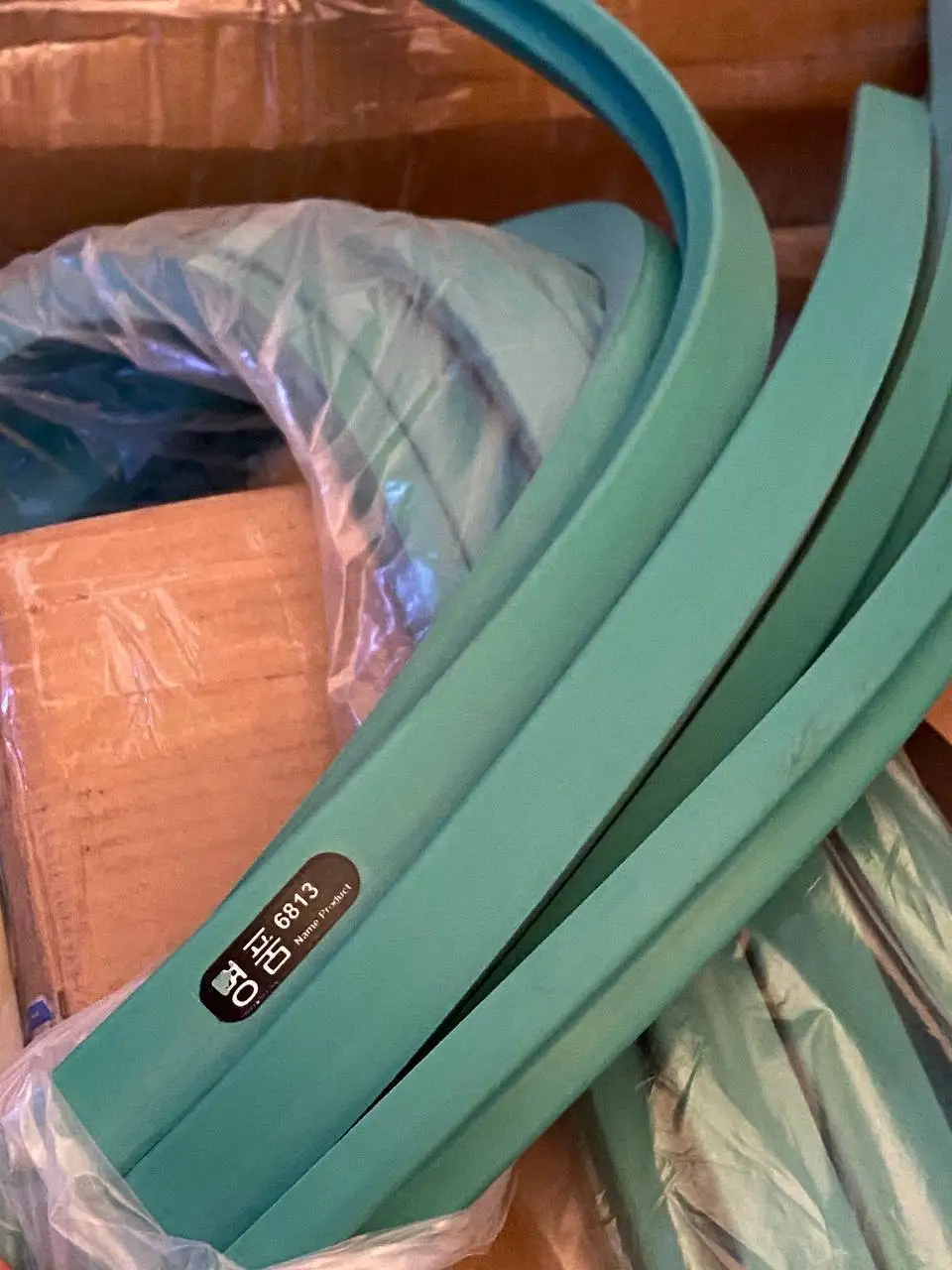 1.8M L77 Green Color 12ft Snooker Table Rubber - Full Set