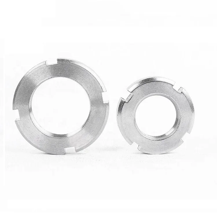 M8 M9 M16 Bearing Lock Round Slotted Nut - Buy M9 Slotted Round Nut m16 ...